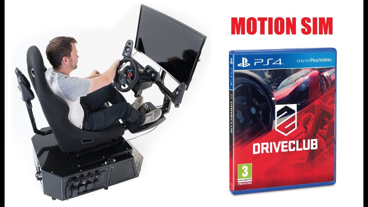 Drive Club PS4 Motion Simulator Vector GT1 MP - YouTube