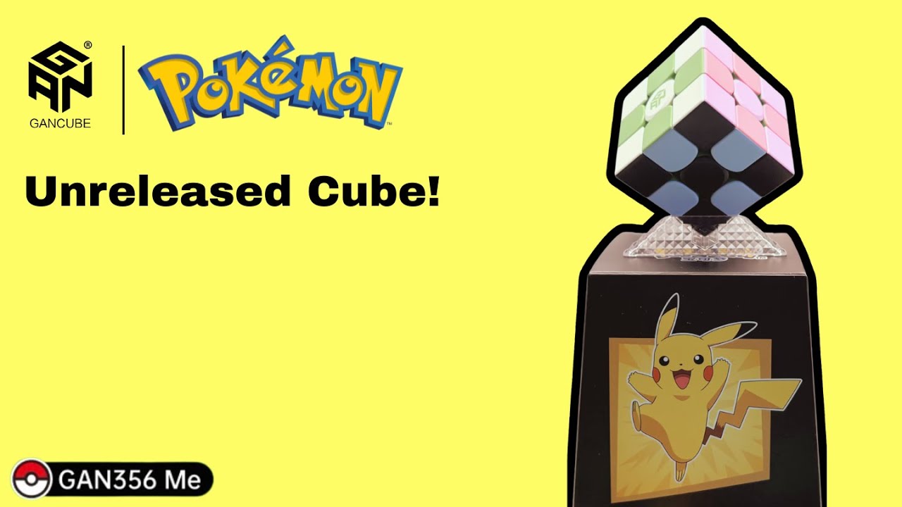 First looks at a unreleased Pokemon GAN rubik's cube! - YouTube