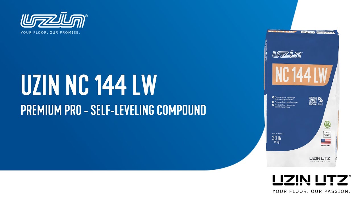 UZIN NC 144 LW Self-Leveling Compound - YouTube