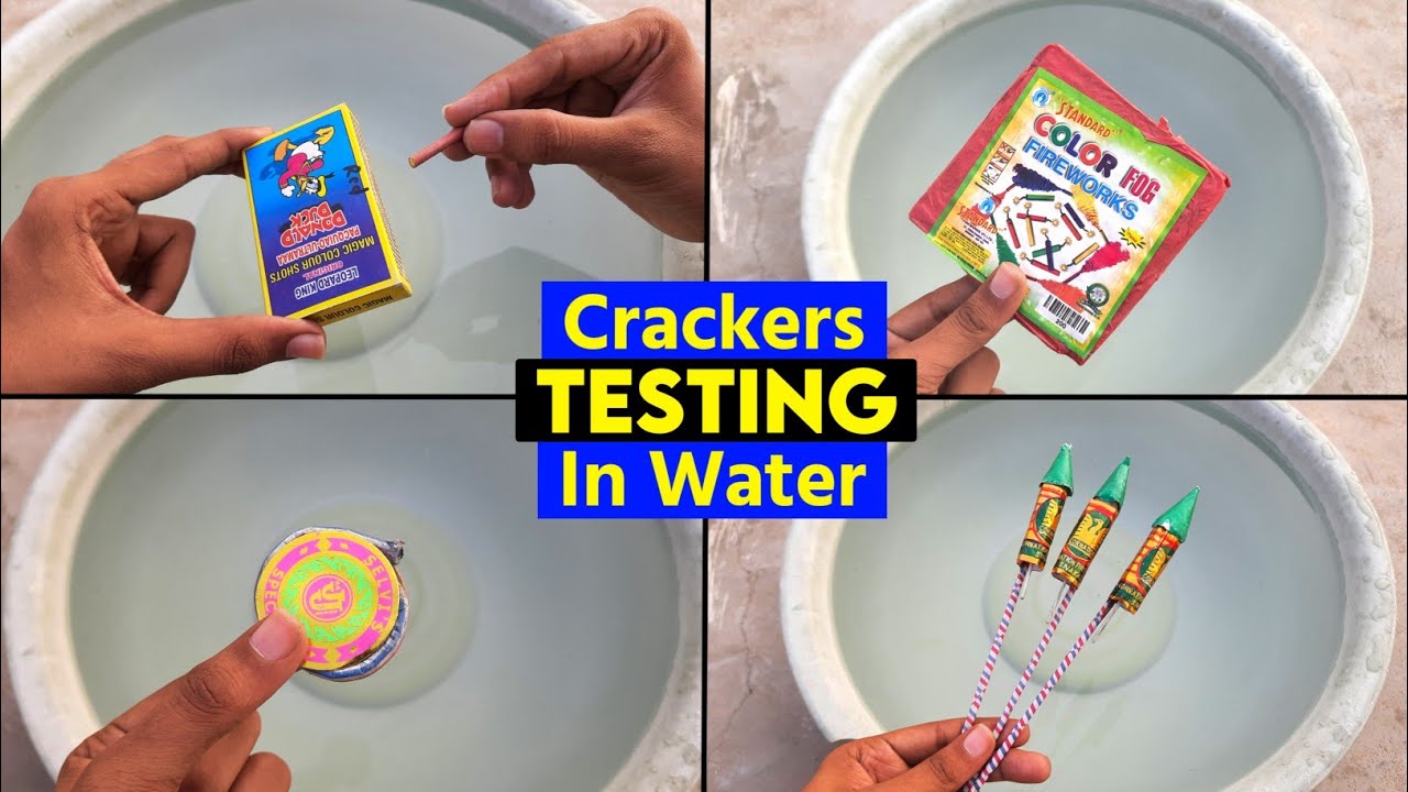 Testing crackers in water , crackers experiment - YouTube