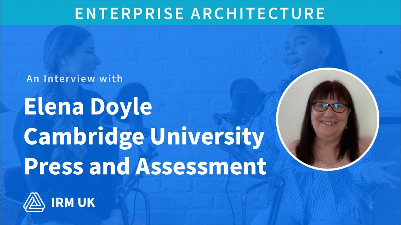 EABPM 2022: Elena Doyle, Senior Data Architect, Cambridge University ...