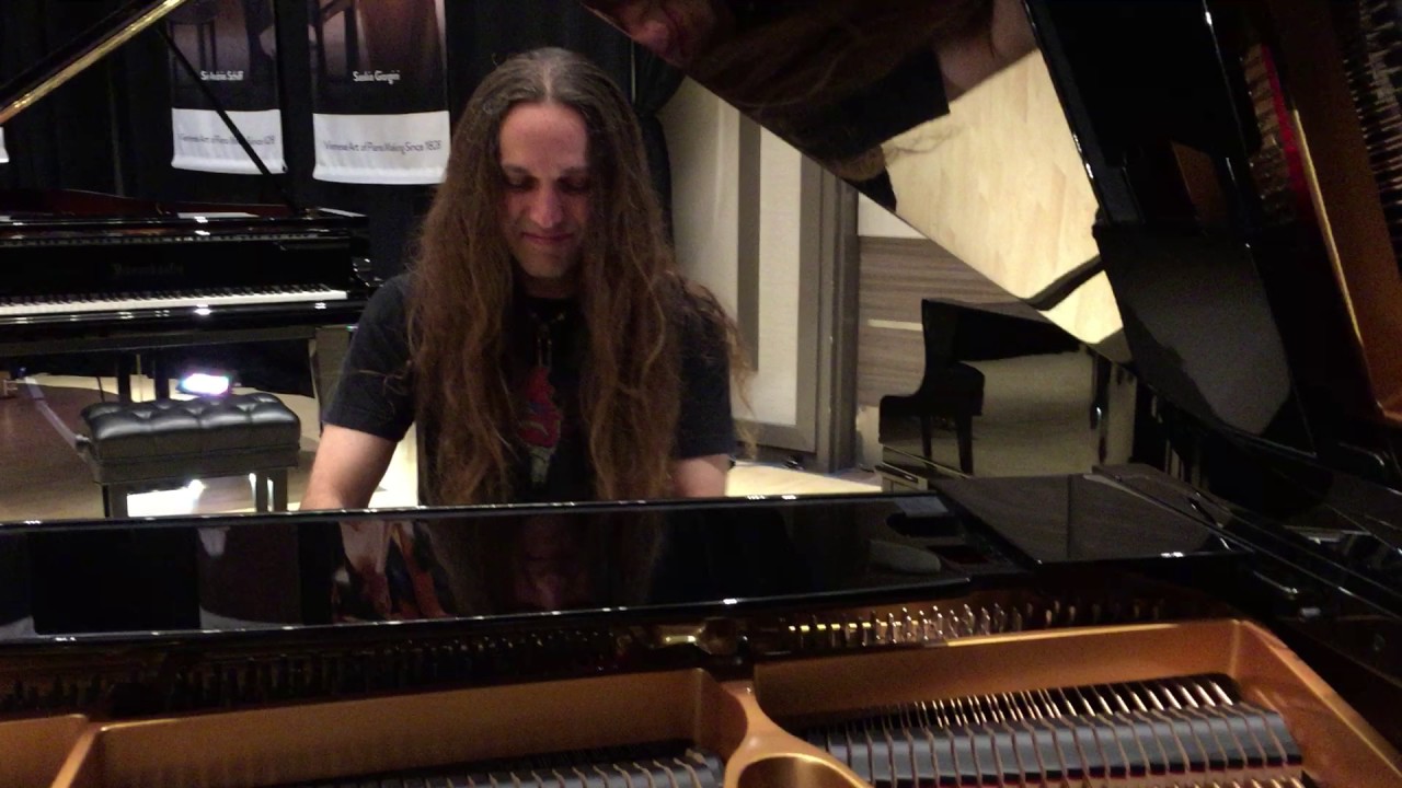 NAMM 2017 Robbie Gennet on the Yamaha S5X 6f7 grand piano - YouTube