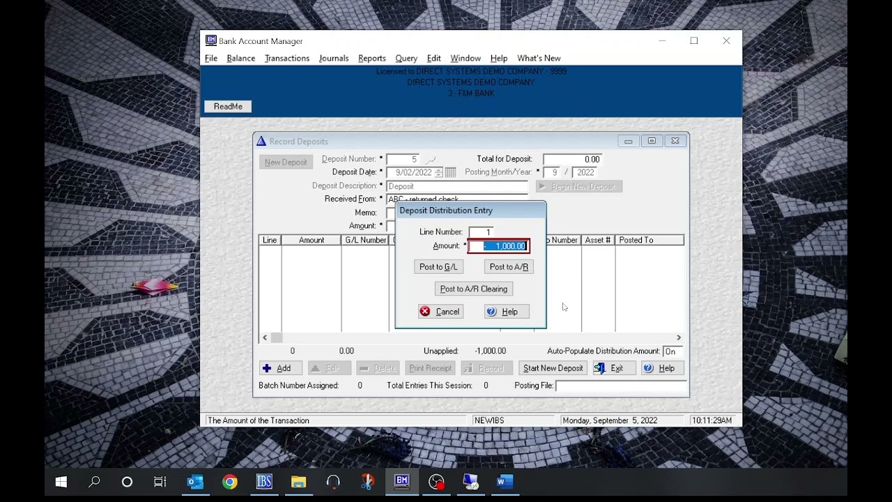 Procedure for a Returned Check - YouTube
