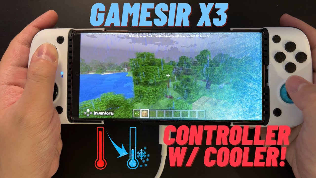 GameSir X3 Active Cooling Mobile Controller Unboxing and Gaming Test ...