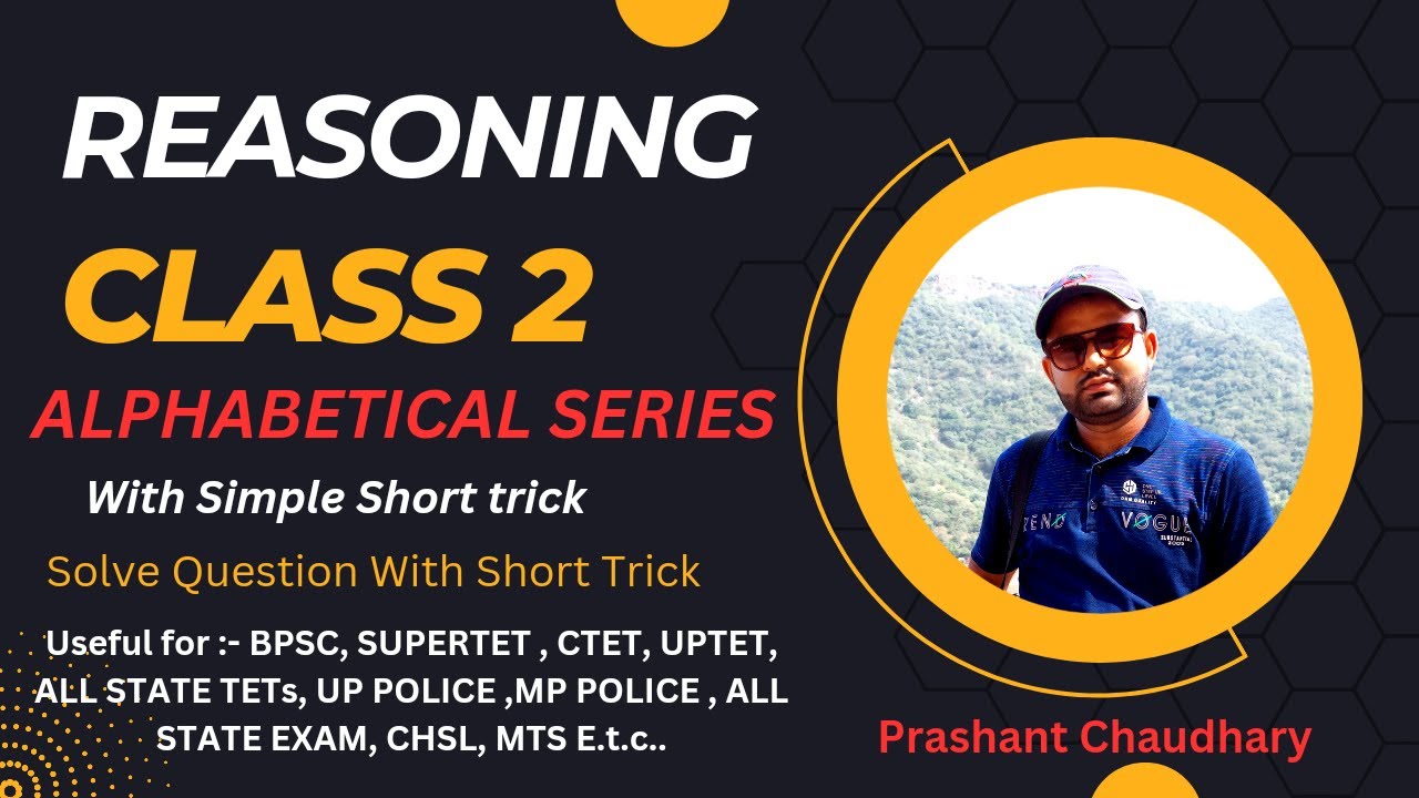 ALPHABETICAL SERIES REASONING CLASS 2 | #reasoning #reasoningtricks ...