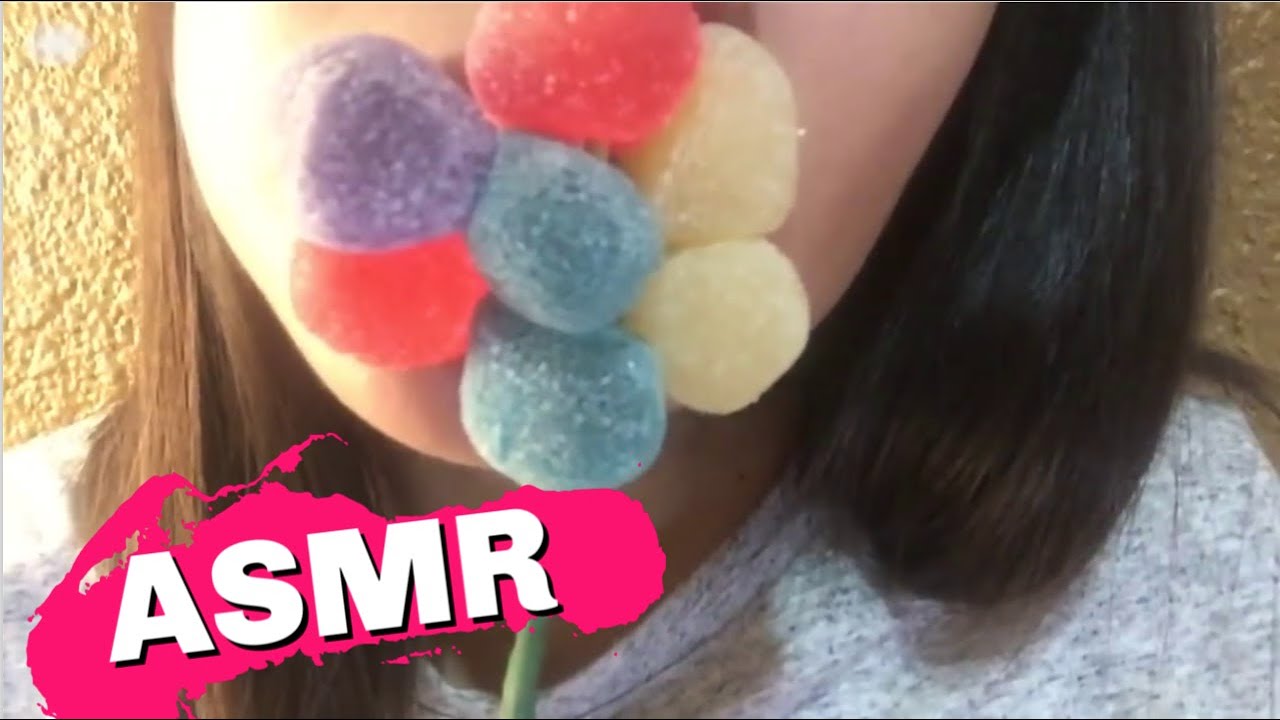 GUMMY ASMR Eating Gummies/Eating Sounds/COMIENDO GOMITAS/ CHEWING CANDY ...