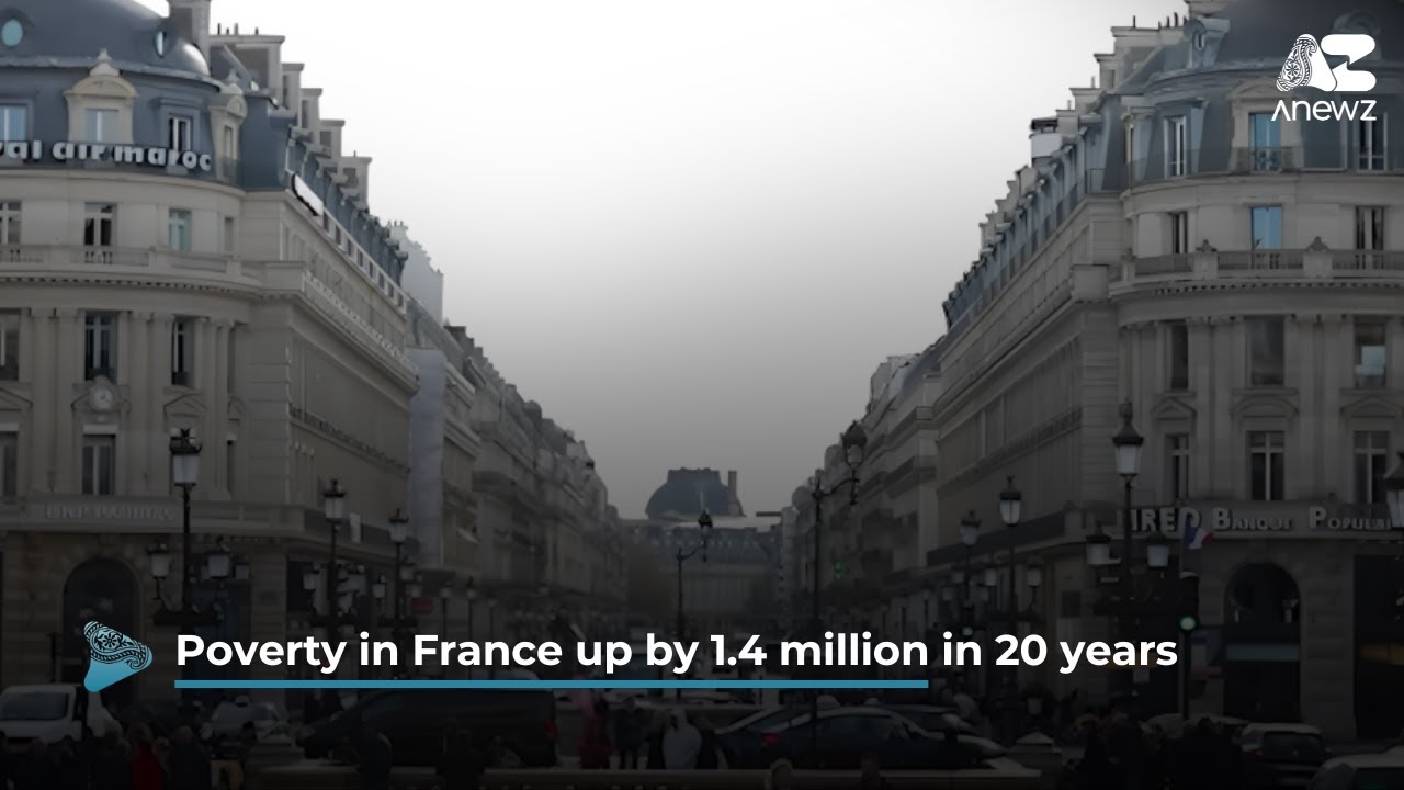 Poverty in France up by 1.4 million in 20 years - YouTube