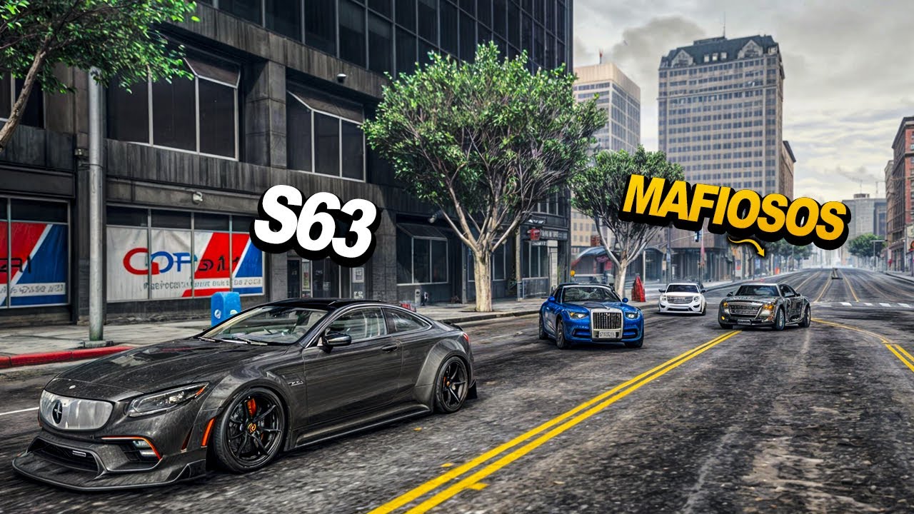 Usamos Un Mercedes AMG S63 Para Escapar De Los Mafiosos* GTA 5 RP - YouTube
