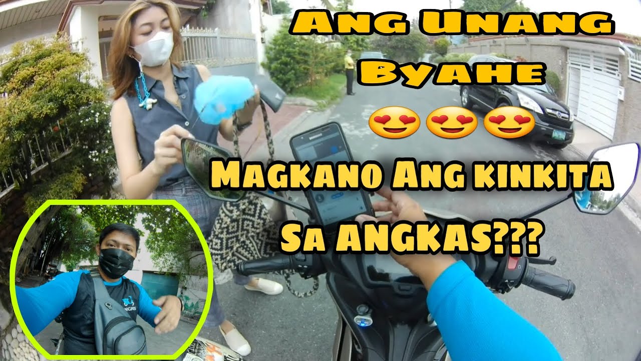 Magkano ang kinikita sa ANGKAS? Ang unang byahe | Part3: ANGKAS Rider ...