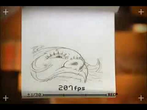 Matrix style flipbook animation - YouTube