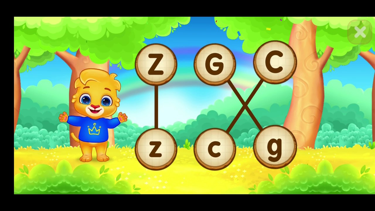 Learn Letters Connect the same letters - YouTube