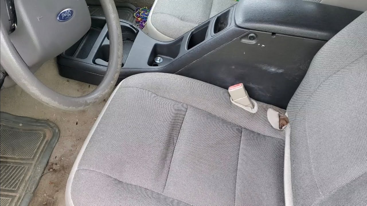 P71 vic interceptor center counsol/arm rest - YouTube