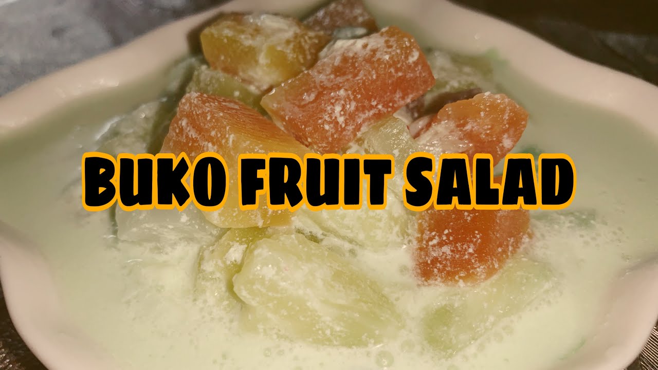 HOW I MAKE BUKO FRUIT SALAD? *SWEETS* • MAMITA’S COOKING VLOG - YouTube