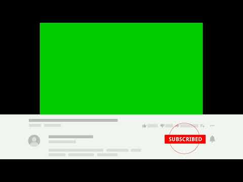 Advance Green Screen Subscribe animation 2 | Cinema mode | Copyright free
