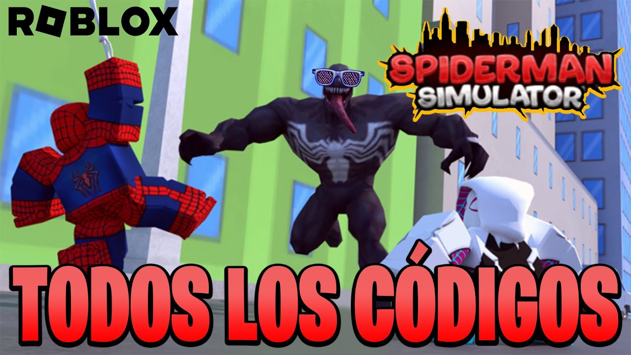 TODOS los CÓDIGOS de 🕷️ SPIDERMAN SIMULATOR 🕷️ activos Y actualizados ...