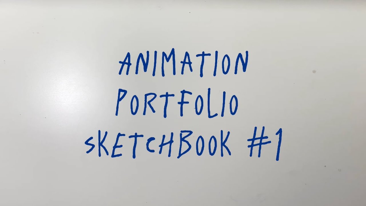 Animation Portfolio Sketchbook #1 | Gesture/Exercise - YouTube