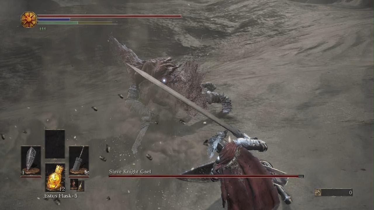 DARK SOULS III Slave knight Gale - YouTube