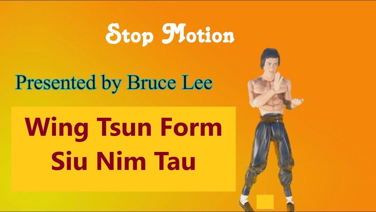 Bruce Lee Animation Wing Tsun Siu Nim Tau Form - YouTube