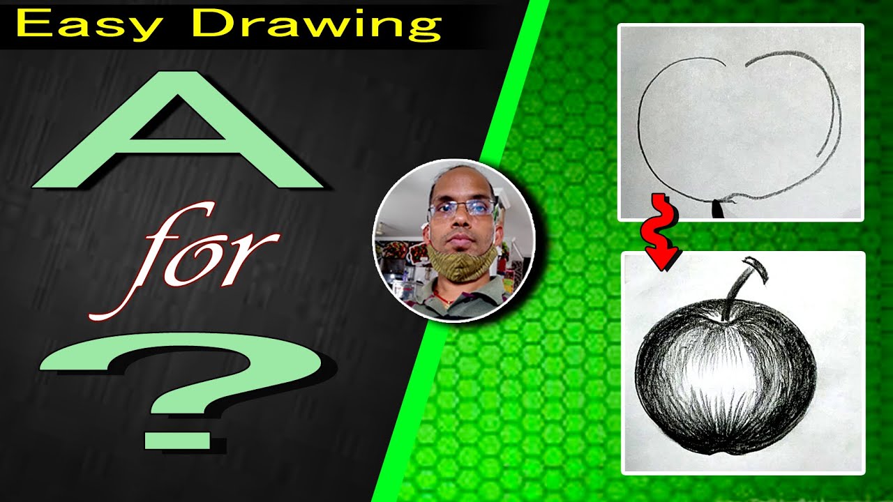 EASY DRAWING II APPLE II PENCIL DRAWING II A FOR APPLE II - YouTube