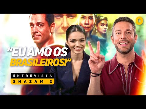 SHAZAM 2: ELENCO FALA SOBRE O BRASIL E BASTIDORES DO FILME | Entrevista