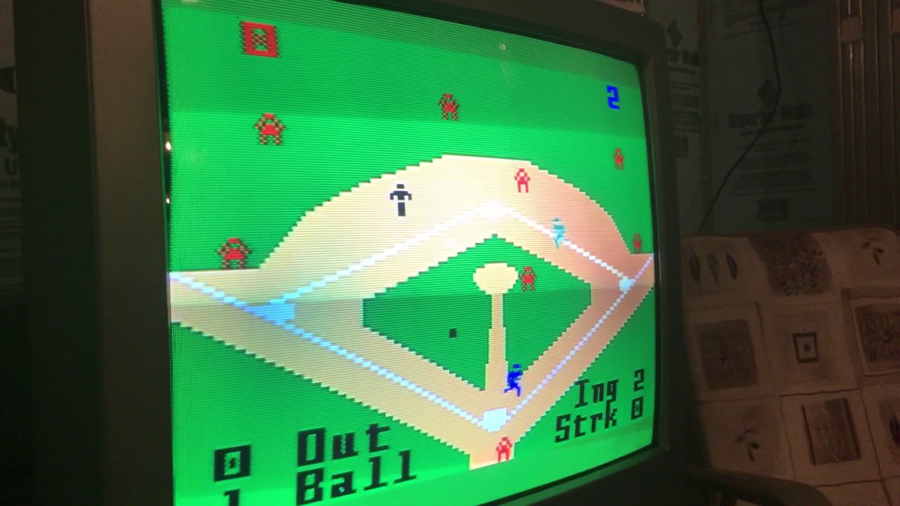 Classic Games | Intellivision World Championship Baseball - YouTube