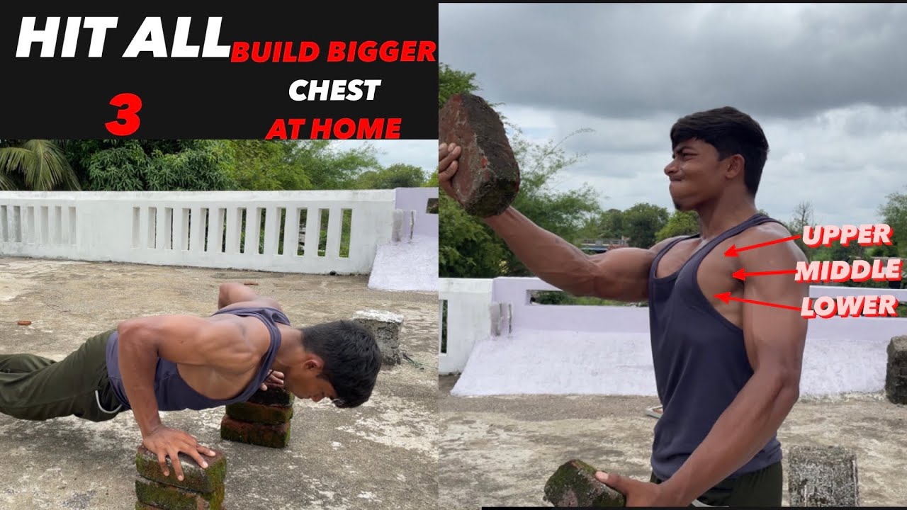 Chest Workout At Home (upper,middle,lower chest)Abhi Chaudhari - YouTube