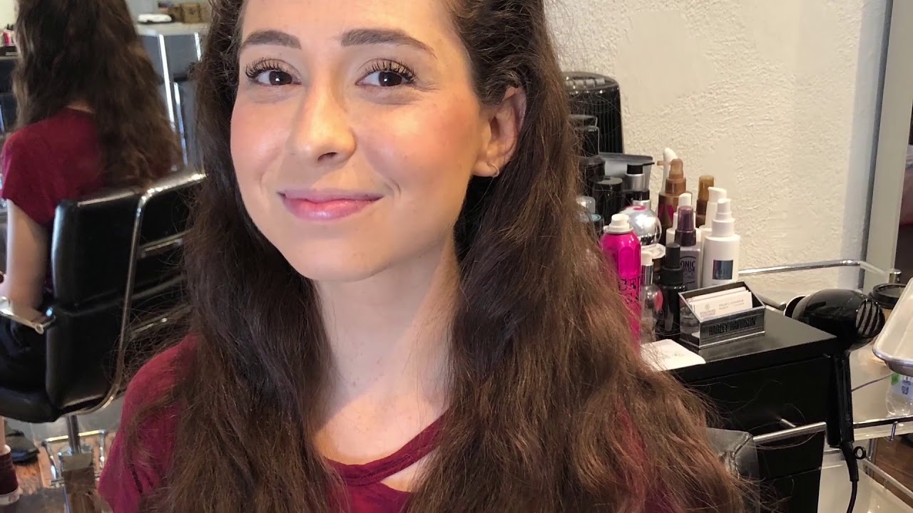 Beautiful Simona Gets Her First Hair Color - YouTube