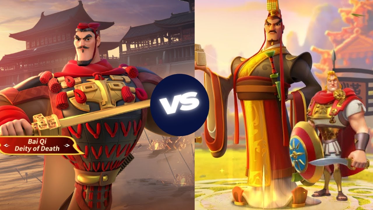 Bai Qi Alex VS Liu Che Alex Testing - Rise of Kingdoms - YouTube