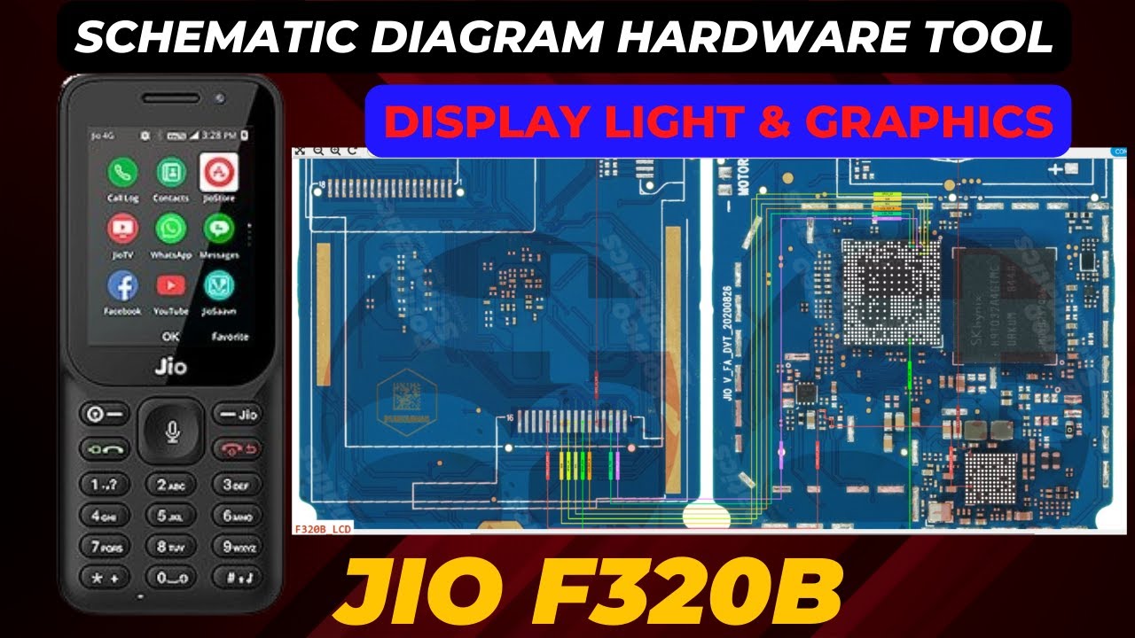 Jio F320b display light and graphics problem solution | white display ...