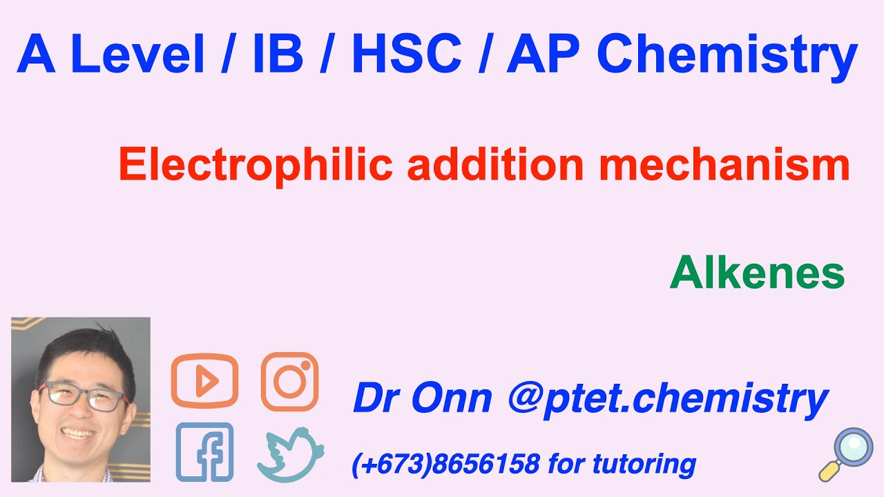 A Level, IB, HSC, AP chemistry - Alkenes - Electrophilic addition ...