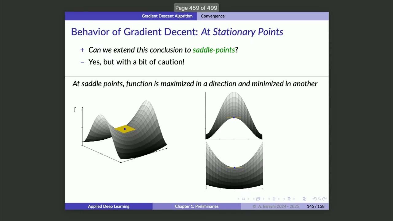 UofT - ECE1508 -- Applied Deep Learning -- Lecture 5: Gradient Descent + Forward Pass in MLPs ...