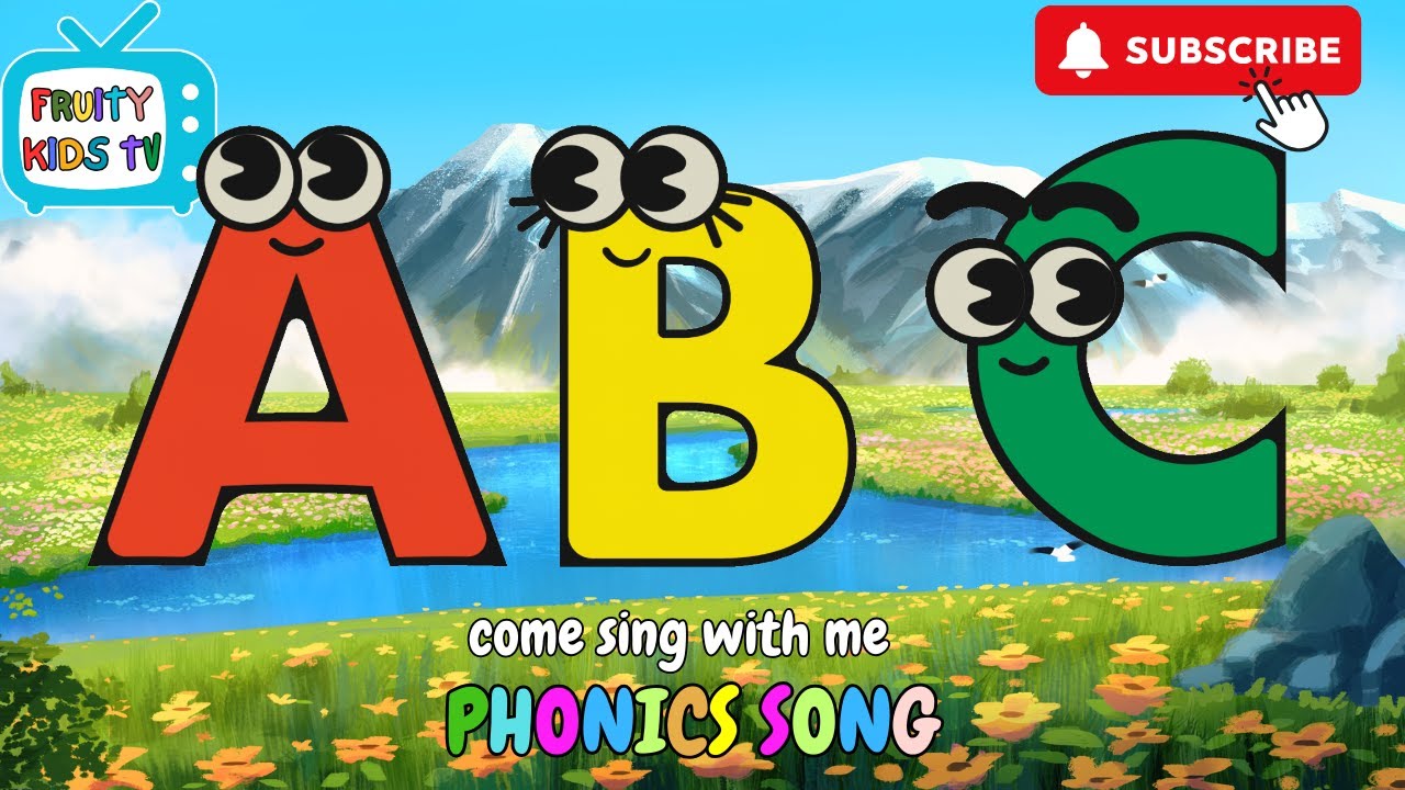ABC Song for Kids | Fun Learning with Blue & Red Letters | Sing Along ...