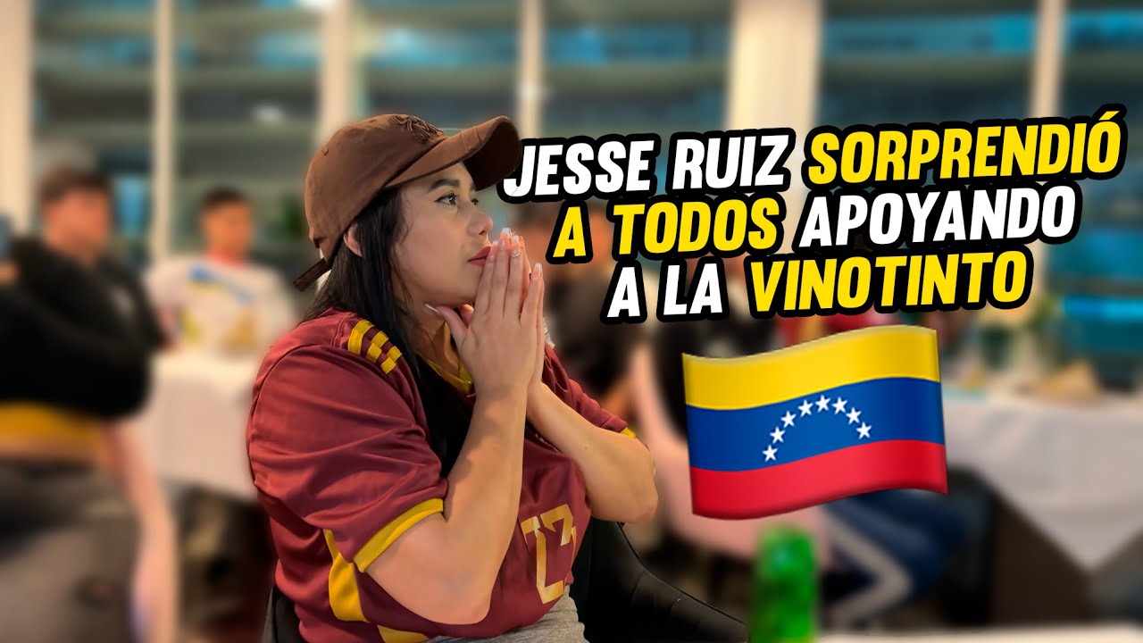JESSE RUIZ sorprendió a todos apoyando a la Vinotinto 🇻🇪 ️⚽🔥 - YouTube