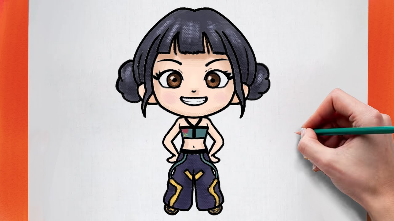 how to draw zoey from kpop demon hunters - YouTube
