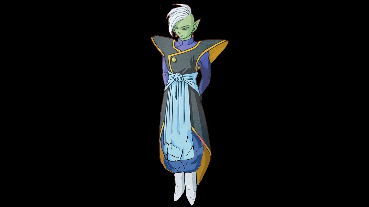 como dibujar a zamasu sama Anime tv - YouTube