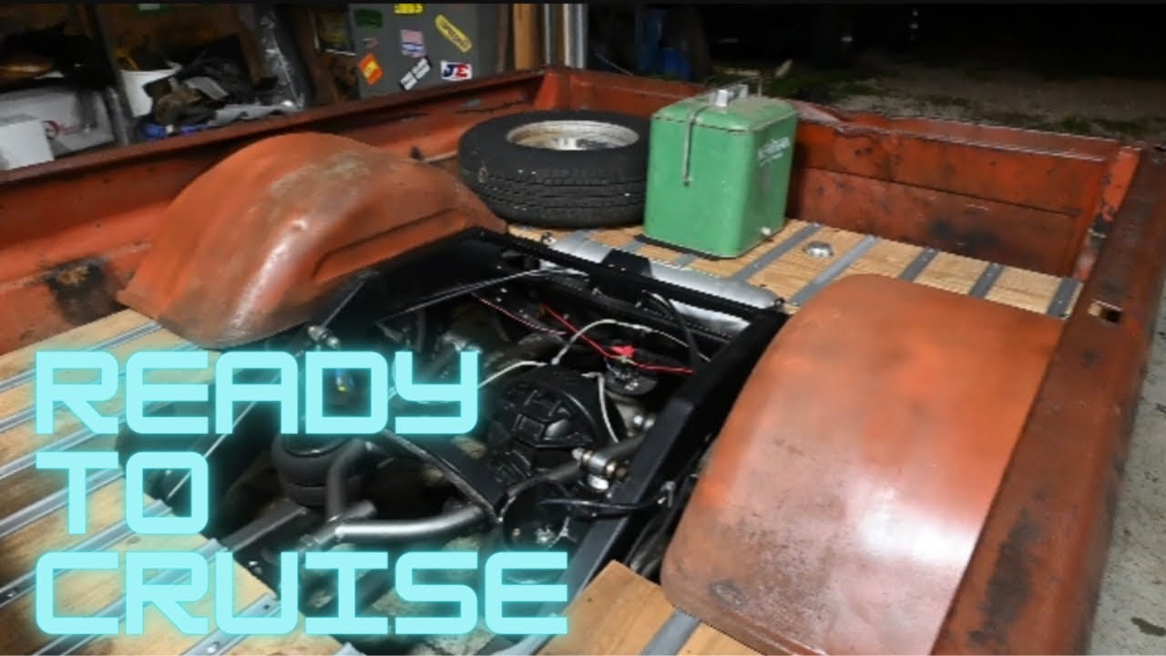 Custom Fabrication on 64 C10-(wheel tubs and hood hinges) - YouTube