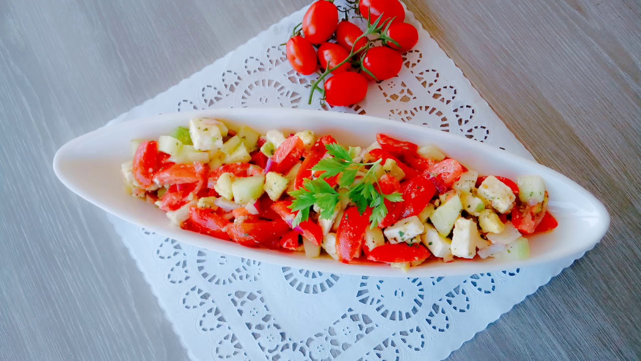 Salata de primavara///Insalata primavera - YouTube