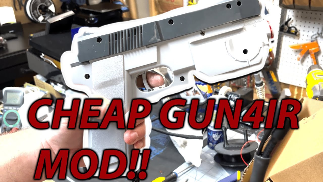 How to single cable mod for GUN4IR light guns for cheap! - YouTube