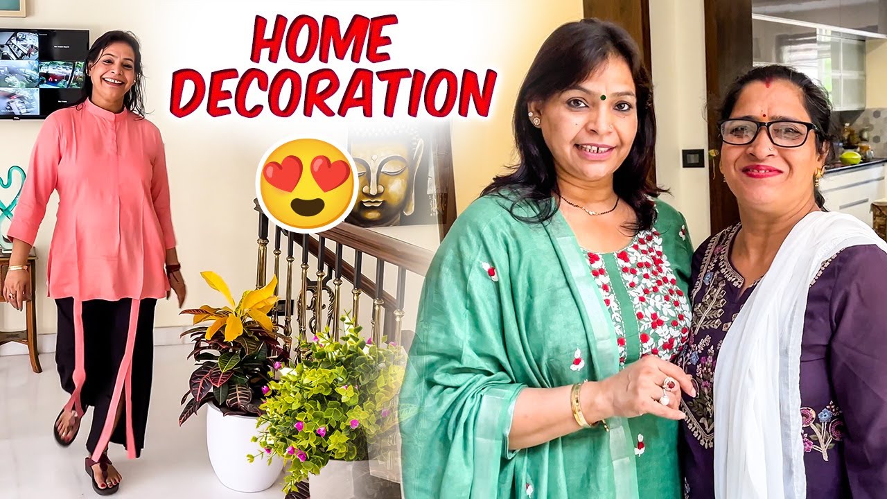 Bhammu Ne Kiya Ghar Ka Decoration 🪴 - YouTube