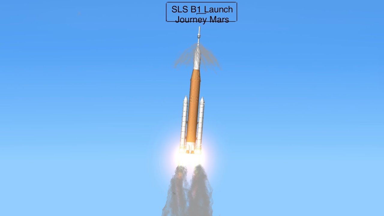 SLS B1 launches to Mars | Part 1 - Journey Mars - YouTube