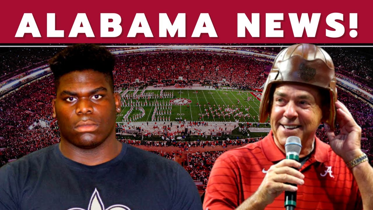 BREAKING NEWS! ALABAMA FOOTBALL NEWS TODAY! - YouTube