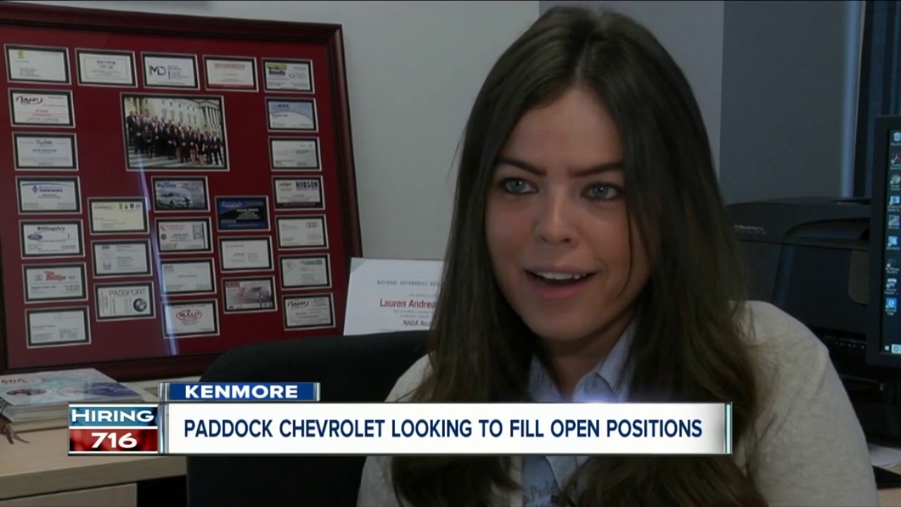 Paddock Chevrolet is hiring - YouTube