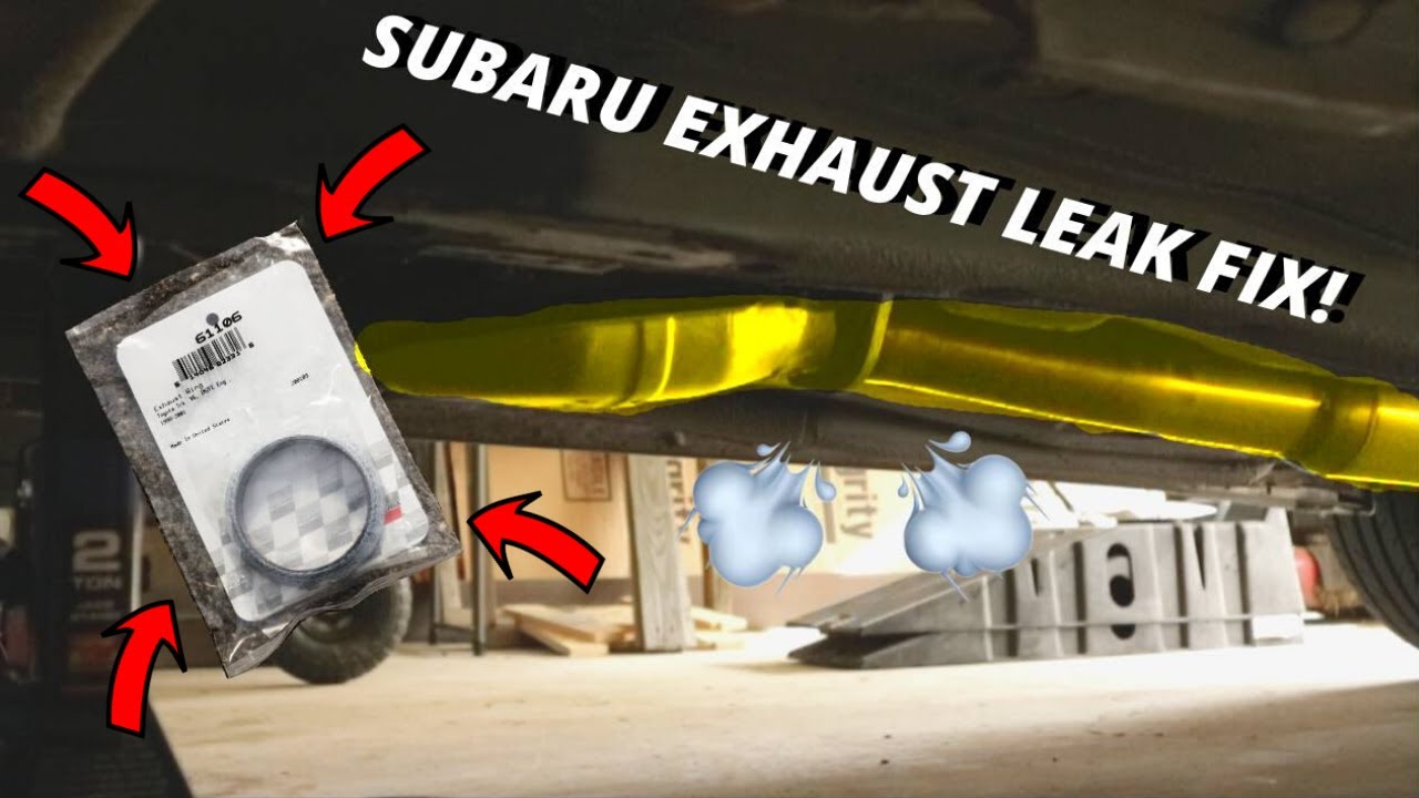 HOW TO FIX SUBARU EXHAUST LEAK FOR 20 DOLLARS! - YouTube