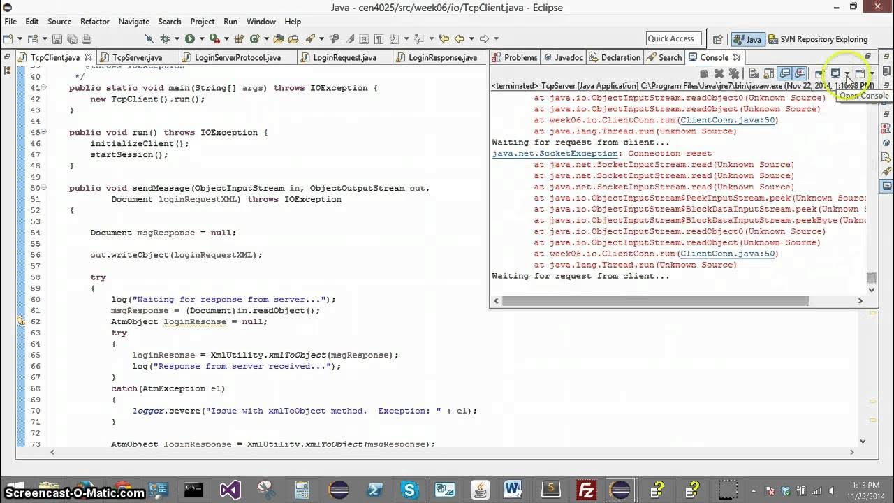 Java client server XML p1 - YouTube