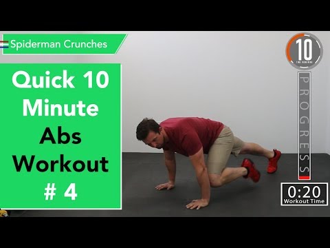 10 Minute Abs Workout #4 - ACHV PEAK - YouTube