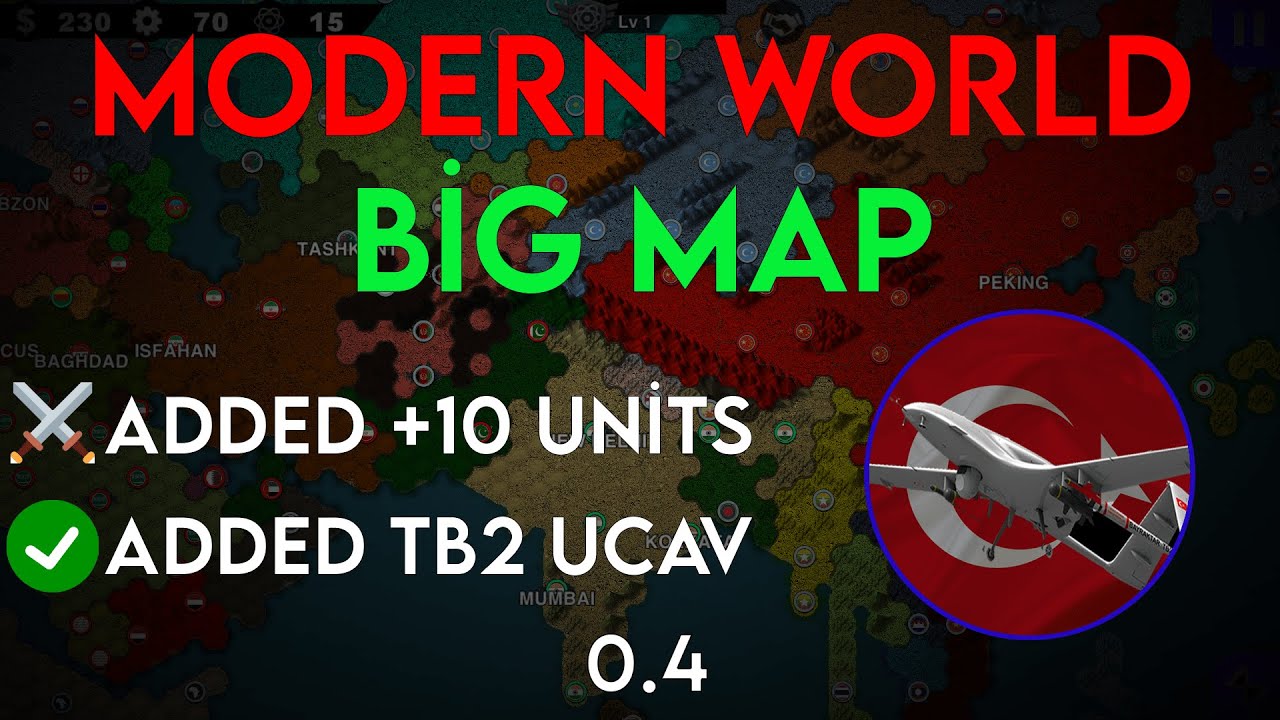 [WC4] Modern World - Big Map Mod | 0.4 - YouTube