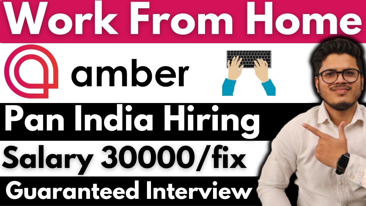 Work from home jobs for Freshers | Work from home jobs in Amberstudents ...