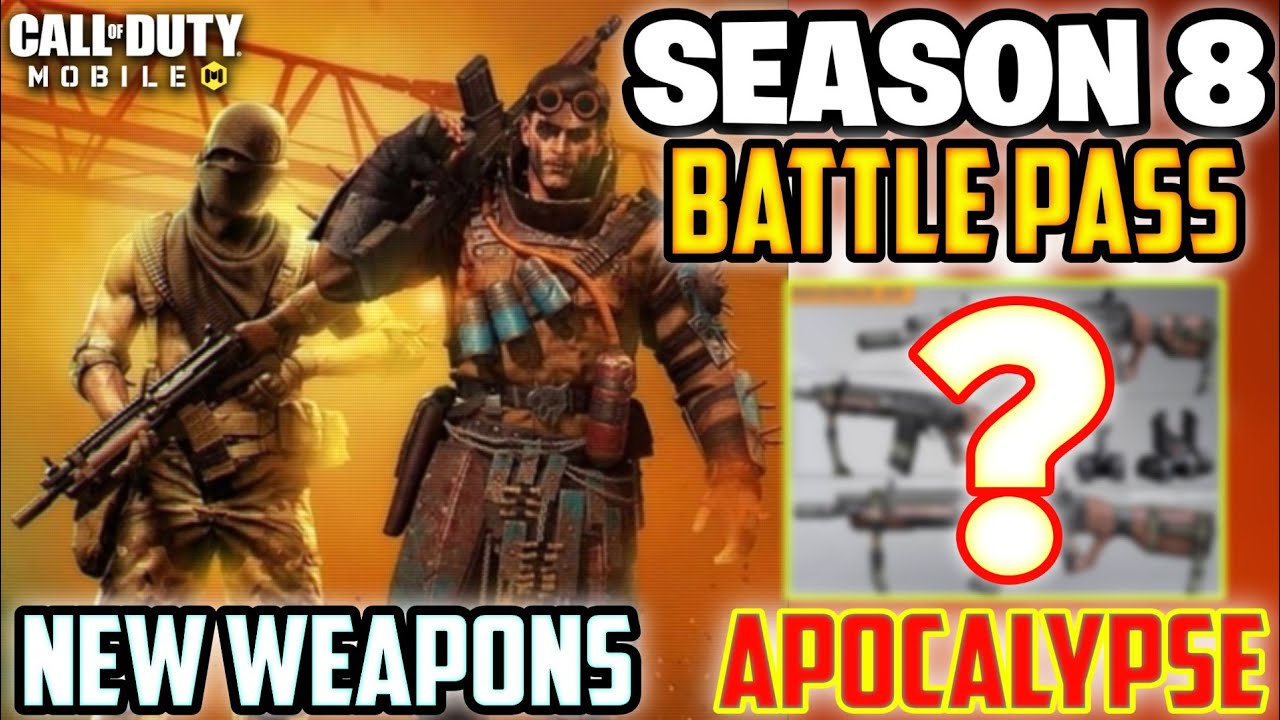 Season 8 Battle Pass Cod Mobile | Season 8 Battle Pass Weapons Leak ...