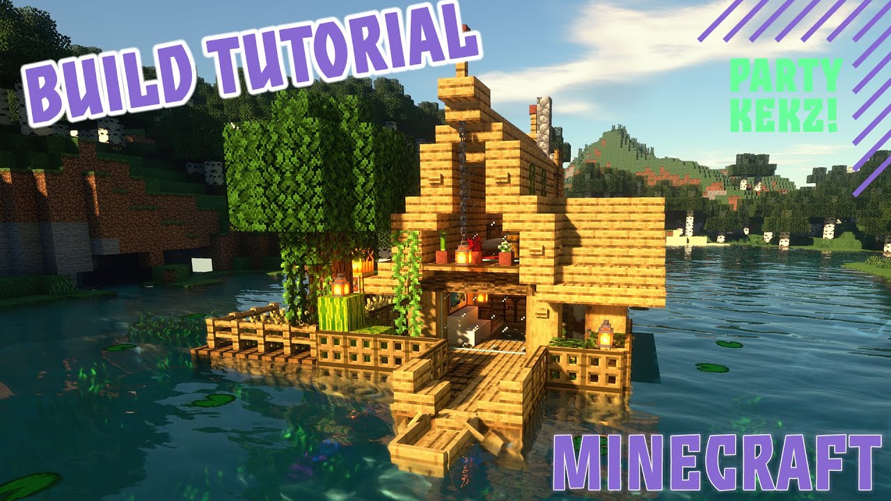 How to Build a Houseboat | Minecraft Tutorial - YouTube