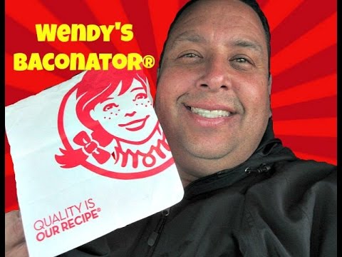 Wendy's Baconator® REVIEW! - YouTube